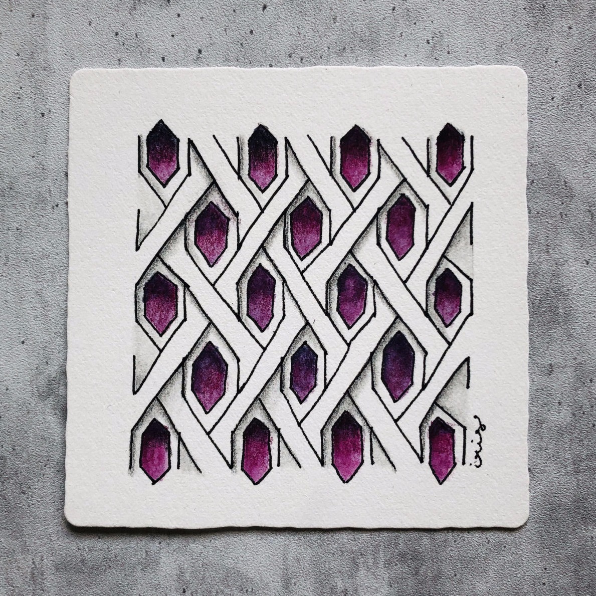 ZENTANGLE | Tangle just art | My Tangles